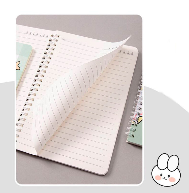 Libreta argollada A5 diseño de Conejo | Eletech