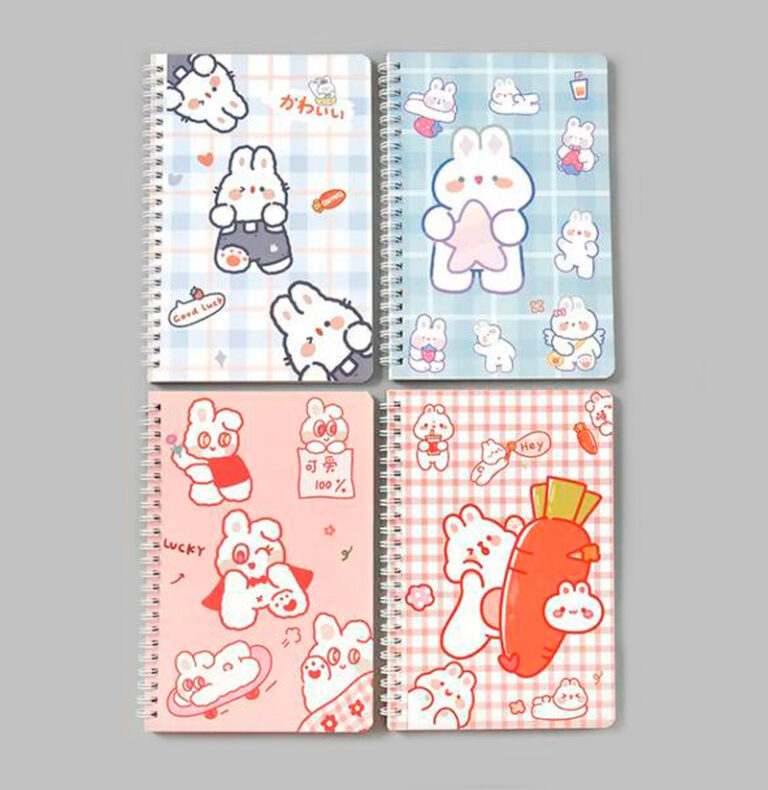 Libreta argollada A5 diseño de Conejo | Eletech