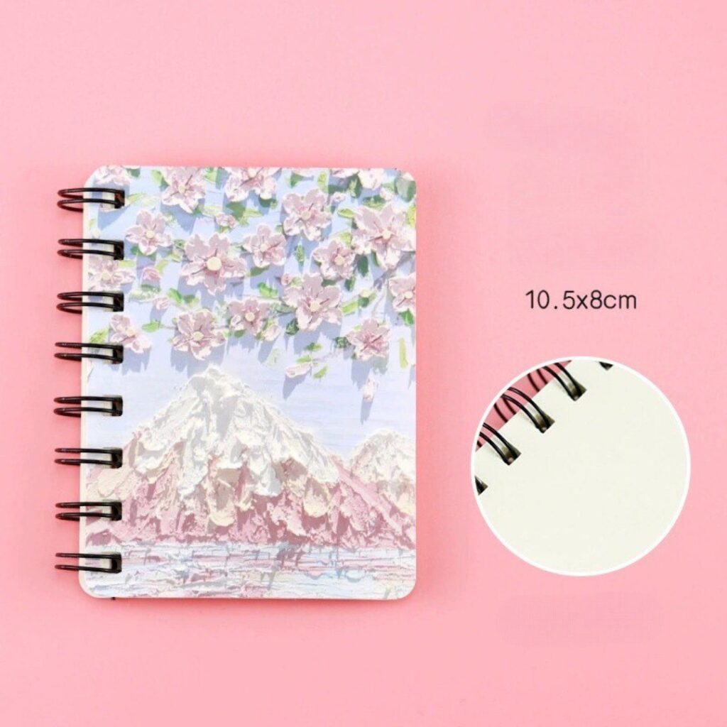 Mini libreta diseño flores | Eletech